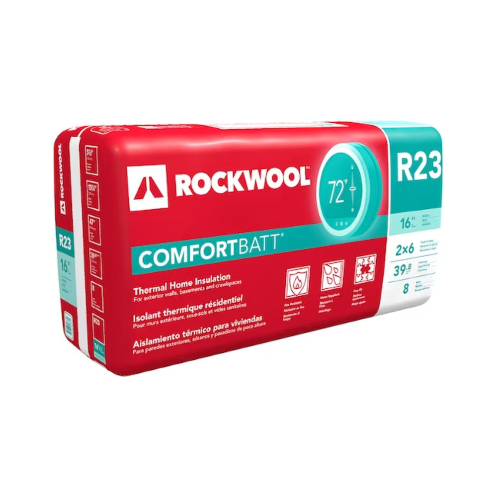 Rockwool Comfort-Bat Ins. 5.5" x 15.25" R-23 39.8/sqft #169091 (Red ...