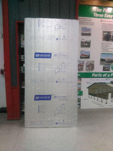 2" 4x8 Foil-Faced Rigid Insulation (R-12.4) at Belletetes | Insulation