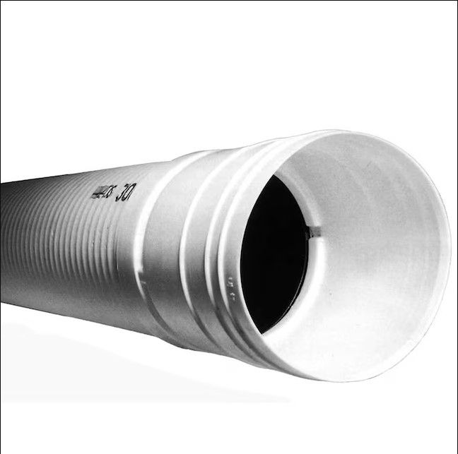 4-inch S/D Solid White Pipe, 10 feet #04550010 at Belletetes | Plumbing ...