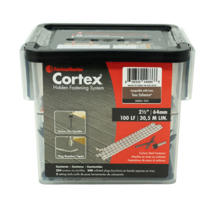Cortex Plugs Trex Saddle 100 LF/Pkg at Belletetes | Composite Decking ...