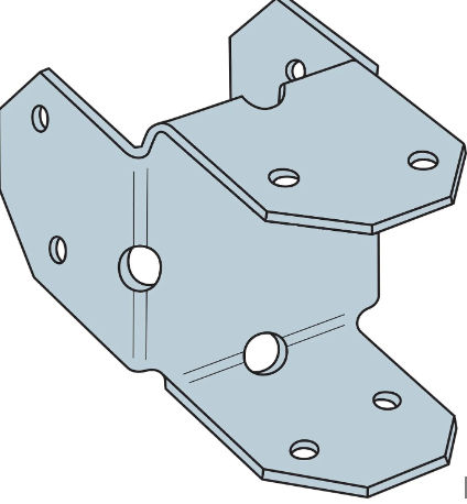 2x2 Rigid Tie Bracket at Belletetes | Miscellaneous Connectors