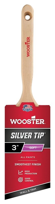 Wooster 3" Angled Silver Tip Pro Paint And Varnish Brush at Builders ...