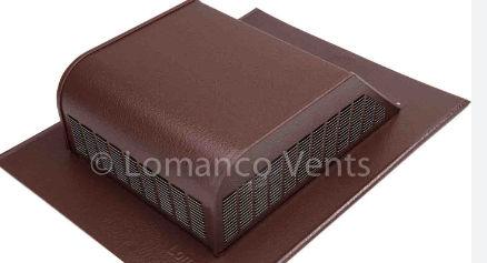Roof Vent Alum Brown #550 Lomanco at Cassity Jones | Roofing, Felt ...