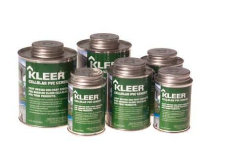 Kleer 16oz Cellular PVC Cement at Chace Building Supply | Stains & Sundries