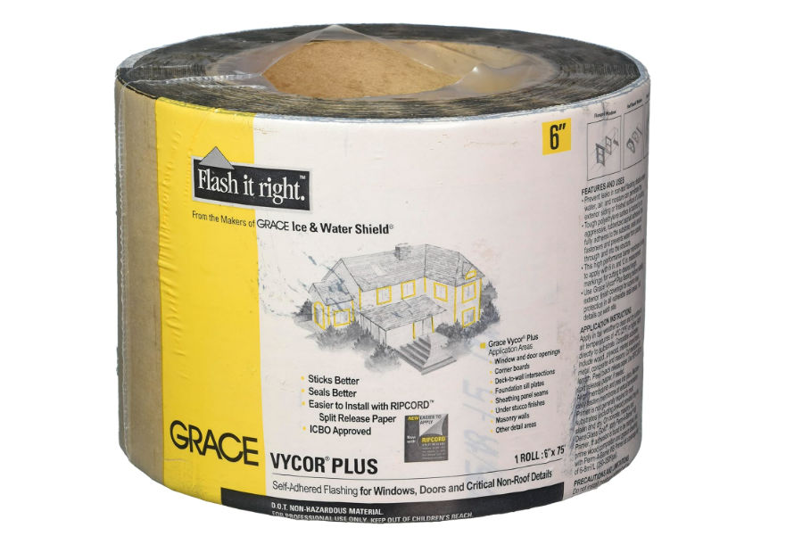 6"x 75' VYCOR Door/Window Flash at Chace Building Supply | Flashings