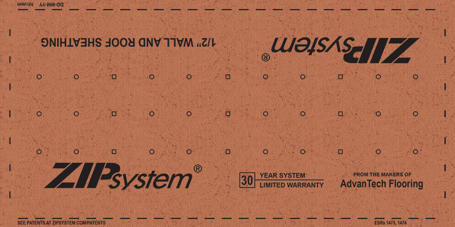Zip System 1/2"x4'x8' Roof Panel, Square Edge at DB&S Lumber and Home ...
