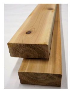 2x4x10' Premium WR Cedar at Downtown Lumber | Cedar Lumber