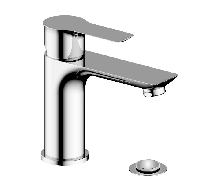 Tenzo Single Hole Faucet | Bathroom Faucets