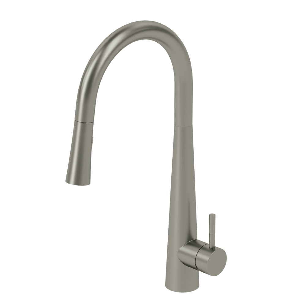 Tenzo, Single-Handle Kitchen Faucet Aviva - Stainless Steel at Downtown ...