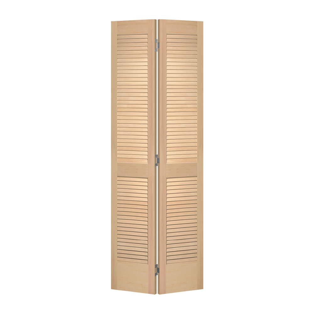 2-Door 1-1/8 Louver Louver Bifold at Guido Materials | Doors
