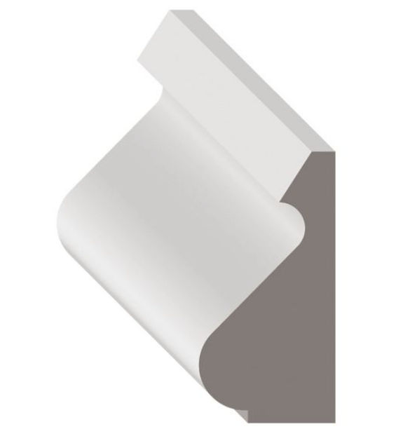 FJ Primed Base Cap (OGEE) 11/16"x1-3/8"x16' at Frogale Lumber Supply ...