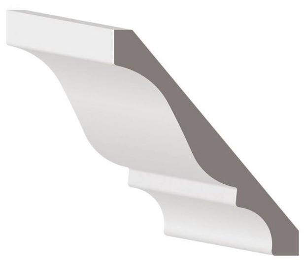 FJ Primed Crown 9/16"x4-5/8"x16' at Frogale Lumber Supply | Finger ...