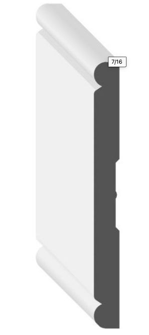 FJ Primed Beaded Mullion 7/16"x4-1/4"x16' at Frogale Lumber Supply ...