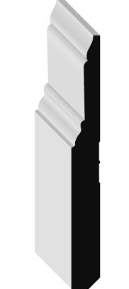 MDF CO STEP BASE 9/16 5-1/2" 8' at Hodgins Building Centre | MDF Moulding