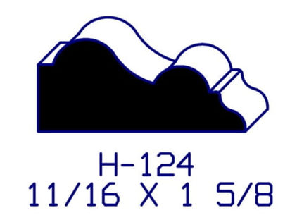 Base Cap Poplar 11/16 x 1-5/8 at Jaeger Lumber | Hardwood Mouldings