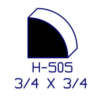 3/4 x 3/4 Quarter Round Maple at Jaeger Lumber | Hardwood Mouldings