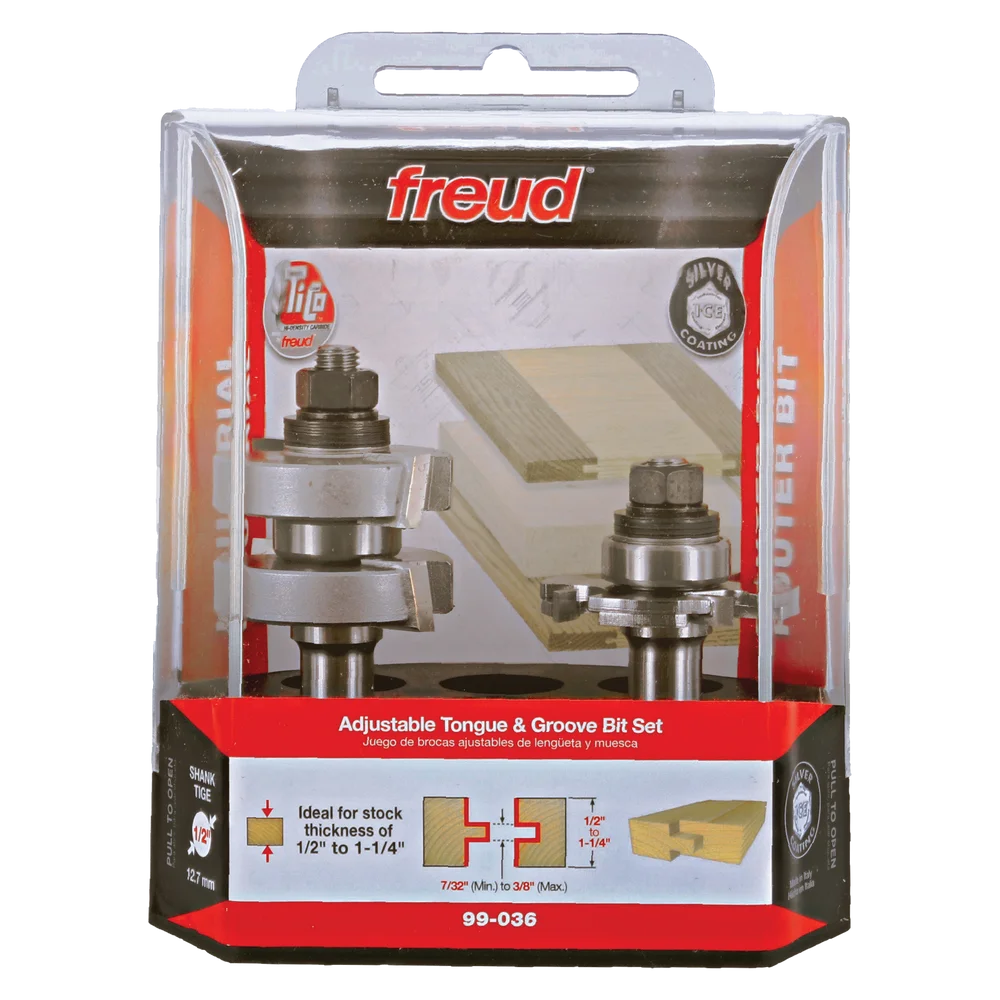 Freud 99-036 Tongue & Groove Bit Assemblies at Jaeger Lumber | Freud ... Freud 99-036 Tongue & Groove Bit Assemblies at Jaeger Lumber | Freud ...