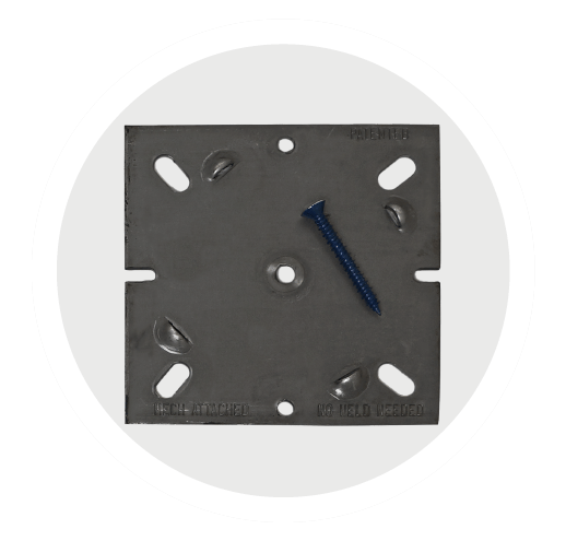 4 in. Lally Column Base Plate DCBP 12N at Jaeger Lumber | Lally Columns