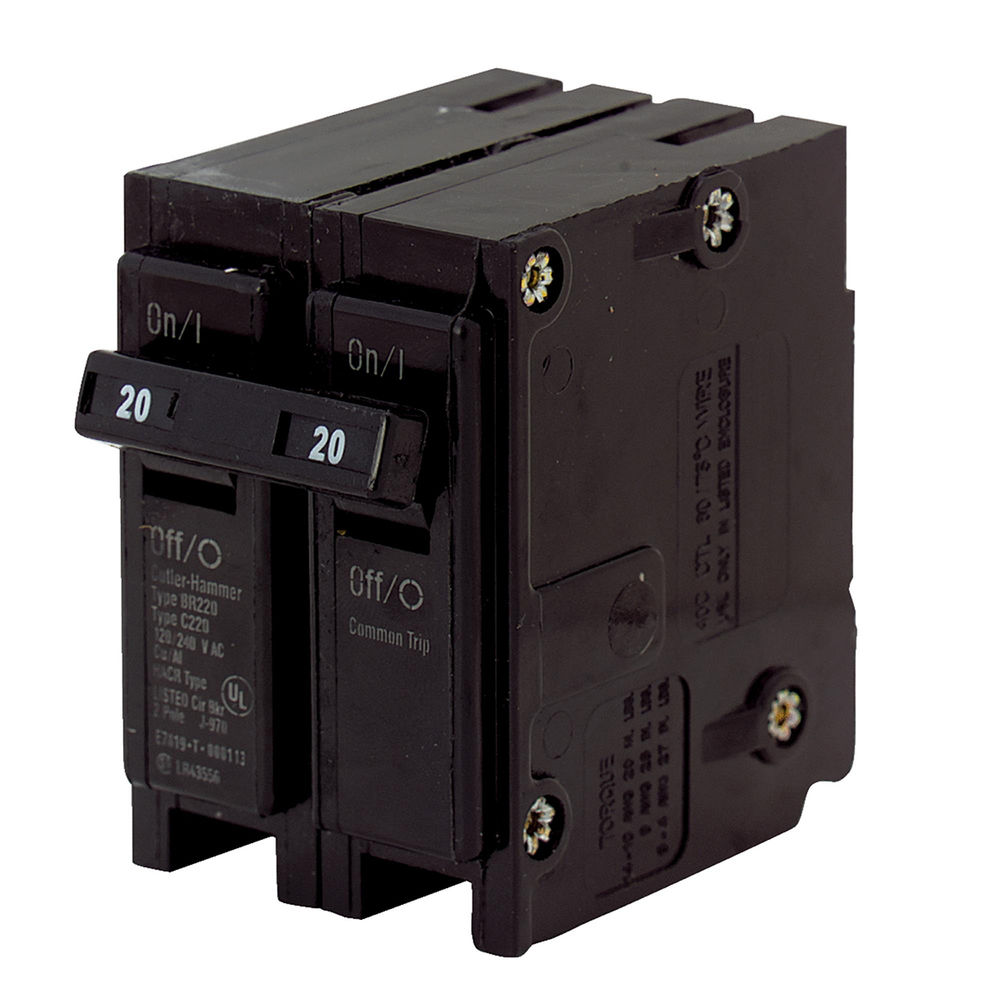 BR220 Eaton 20A 2Pole Circuit Breaker at Belletetes | Circuit Breakers
