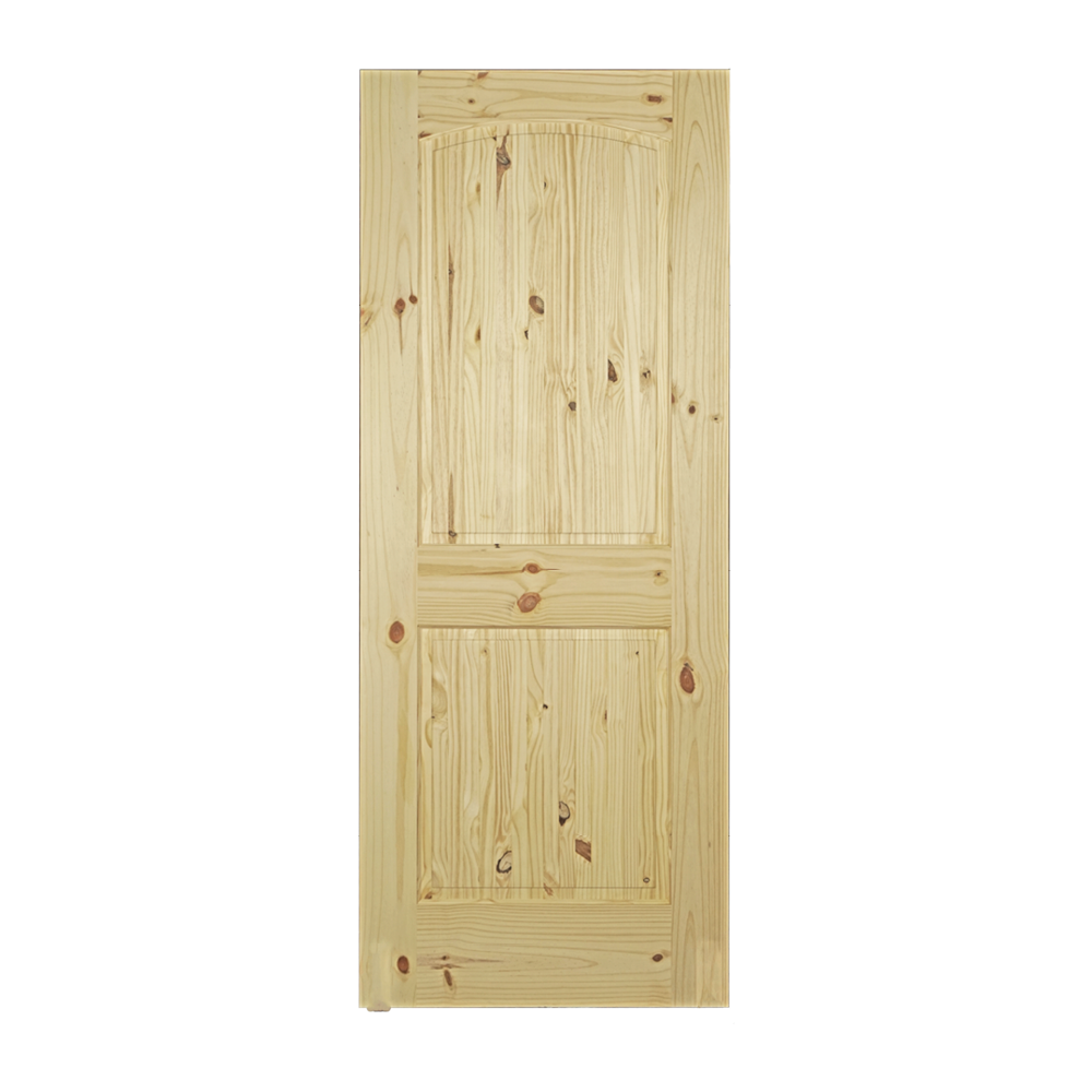 2 Panel Arch Nickel Gap Knotty Pine Door 2668.138 at Cassity Jones ...