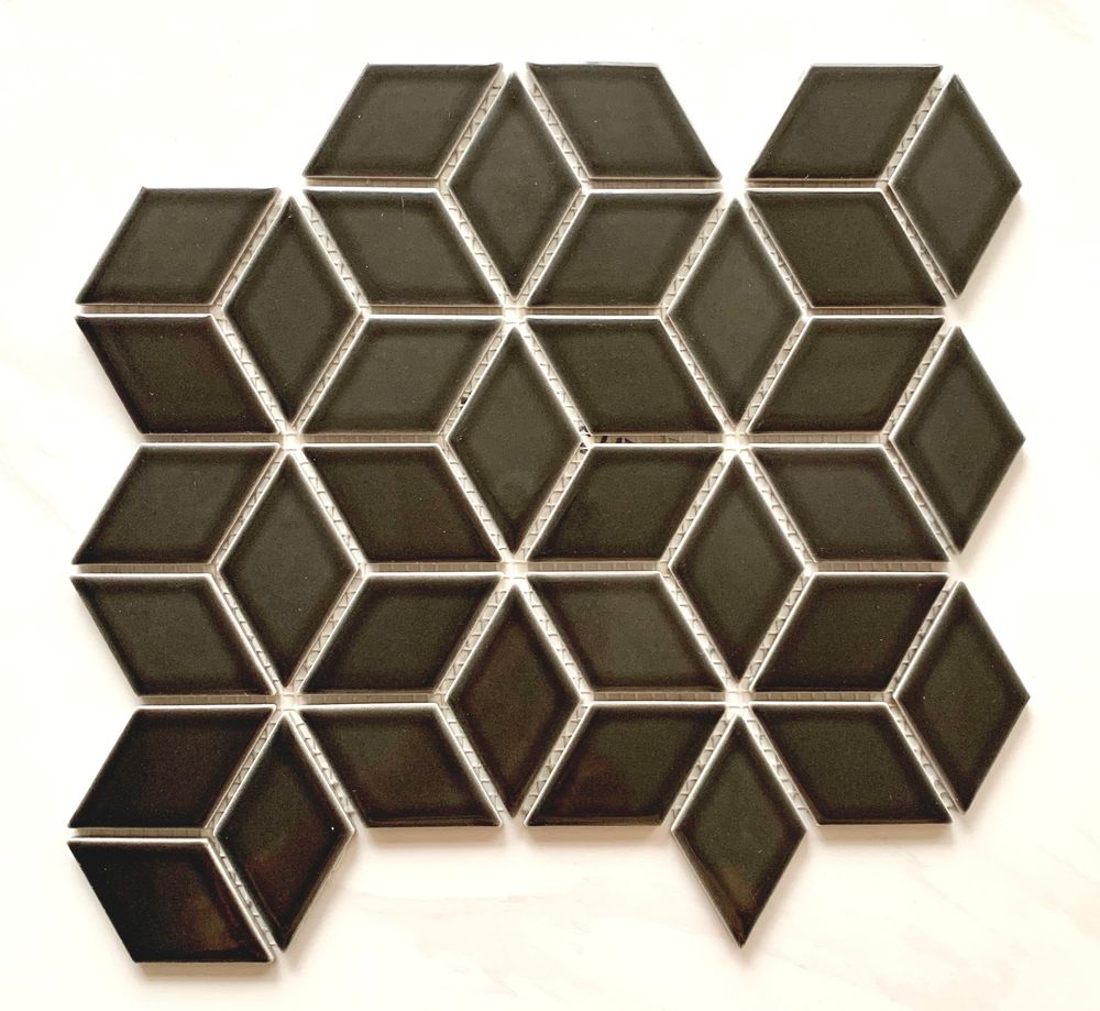 Cube Diamond Mosaic Tile | 12x12" Mosaic Tile