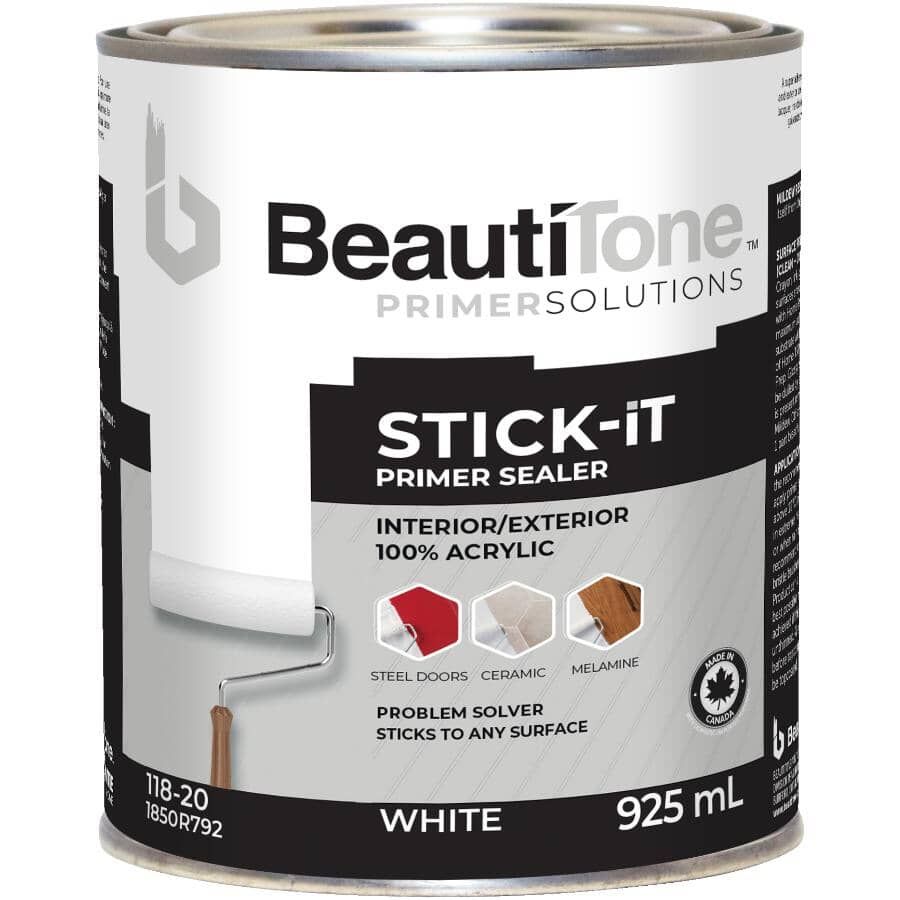 Beauti-Tone Primer Solutions Interior/Exterior Acrylic Latex Stick It ...