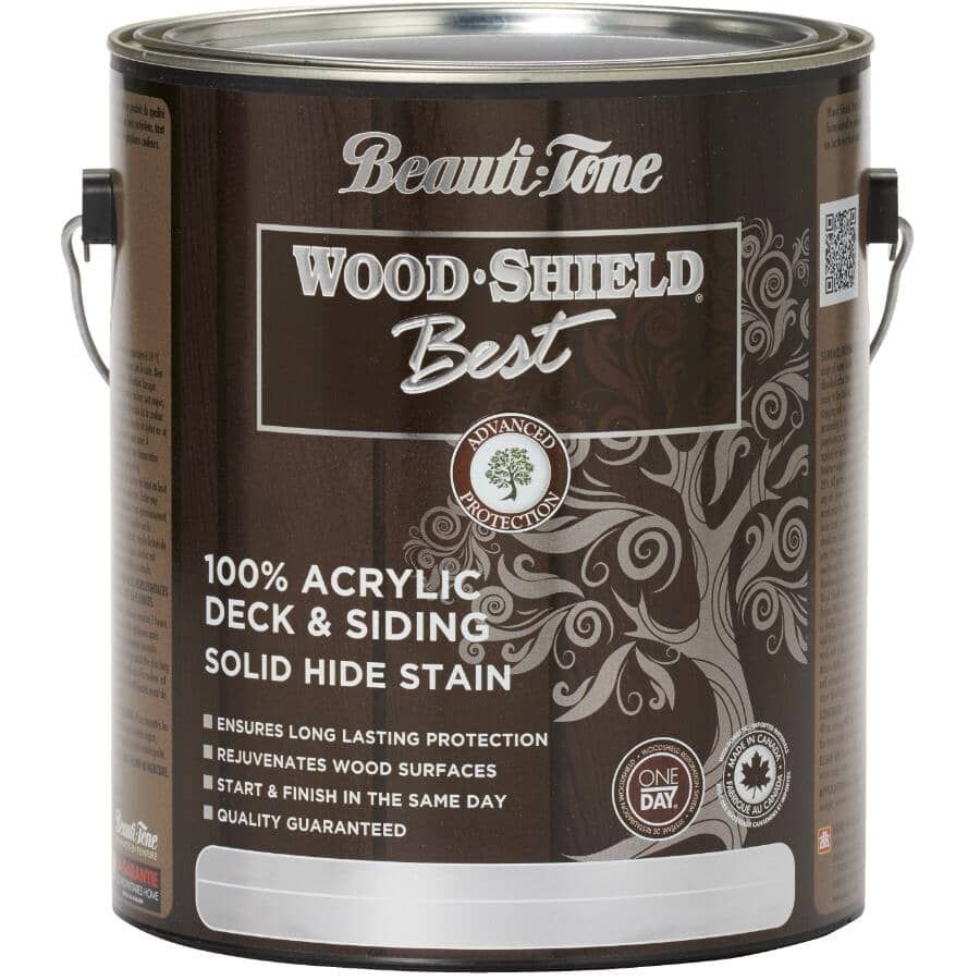 Beauti-Tone WoodShield Best 100% Acrylic Deck & Siding Stain - 3.64 L ...