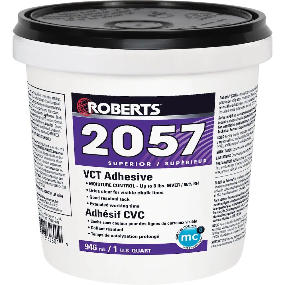 Roberts 2057 Premium Vinyl Tile Glue Adhesive - 946 ml at New Canadians ...