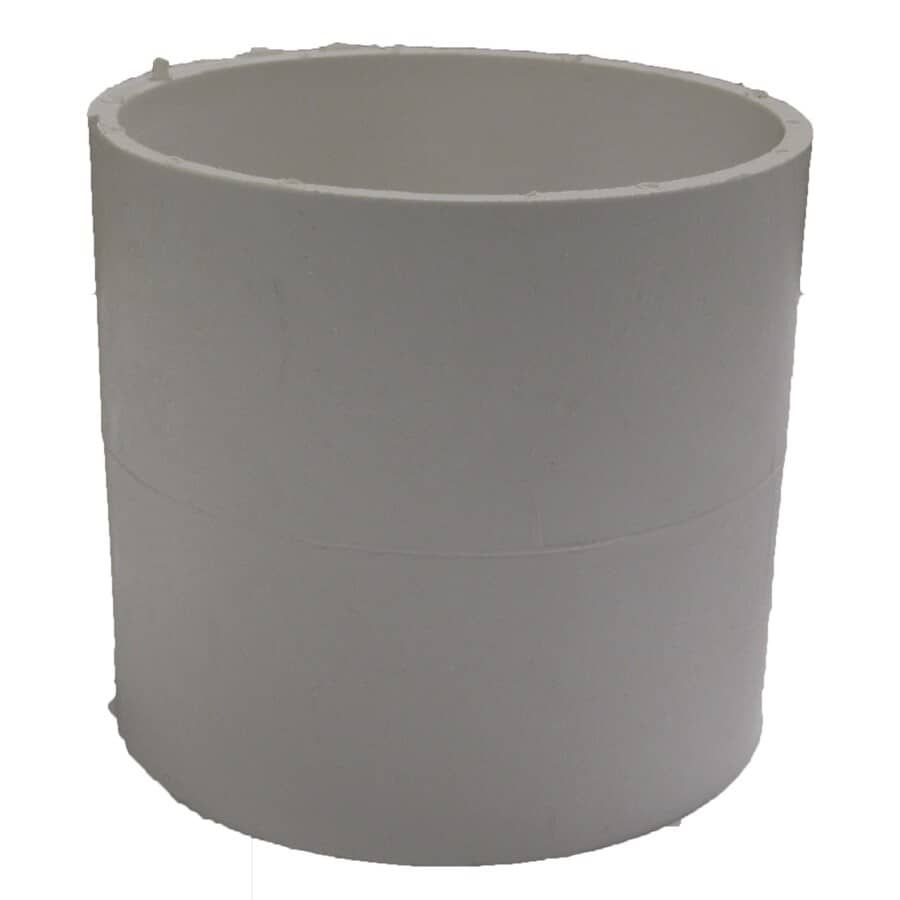4" Hub x Hub PVC Sewer Coupling at New Canadians Lumber | PVC Pipes ...
