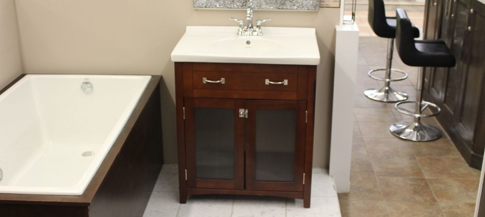 Cambridge 30" Vanity - Cognac at New Canadians Lumber | 28" to 31" Wide ...