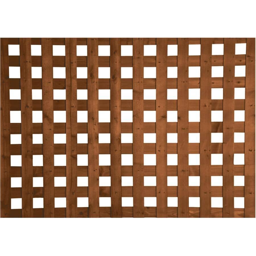 Square Cedar Lattice - 3/4