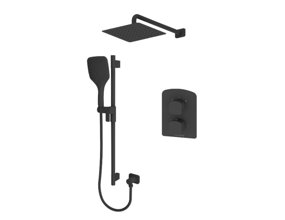 Delano Two Way Shower Set - Matte Black at New Canadians Lumber | Tenzo ...