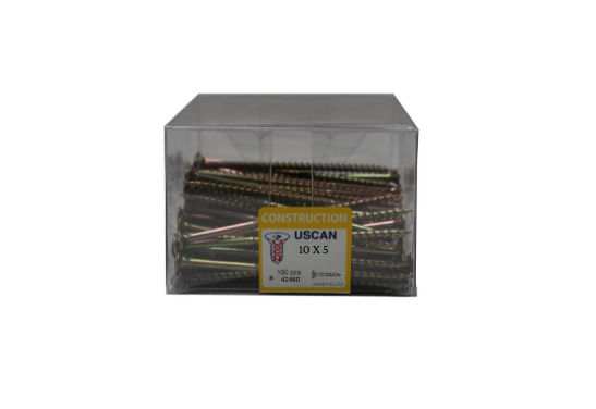 Uscan #10 Yellow Construction Screws - 5" - 100 Pack at New Canadians ...