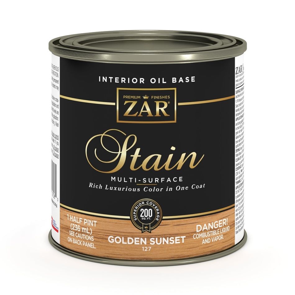 QT. GOLDEN SUNSET STAIN ZAR at Niece Lumber | Zar Stains & Finishes