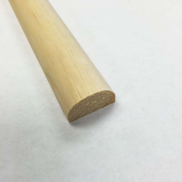 3/8x3/4" Half Round Pine #81 at Peacock Lumber | Panel Mouldings