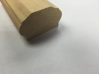 1-3/4x3" Colonial Handrail R.Oak #52 at Peacock Lumber | Handrail