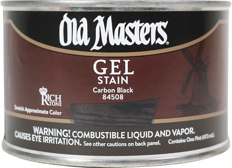 Semi-Transparent Carbon Black Oil-Based Alkyd Gel Stain 1 pt at Matt’s ...