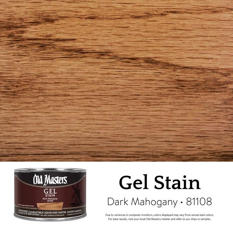 Semi-Transparent Dark Mahogany Oil-Based Alkyd Gel Stain 1 pt at Matt’s ...