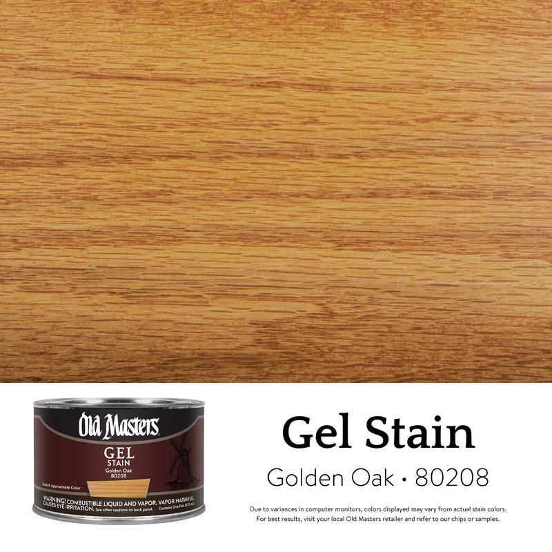 Semi-Transparent Golden Oak Oil-Based Alkyd Gel Stain 1 pt at Matt’s ...