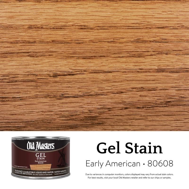 Semi-Transparent Early American Oil-Based Alkyd Gel Stain 1 pt at Matt ...