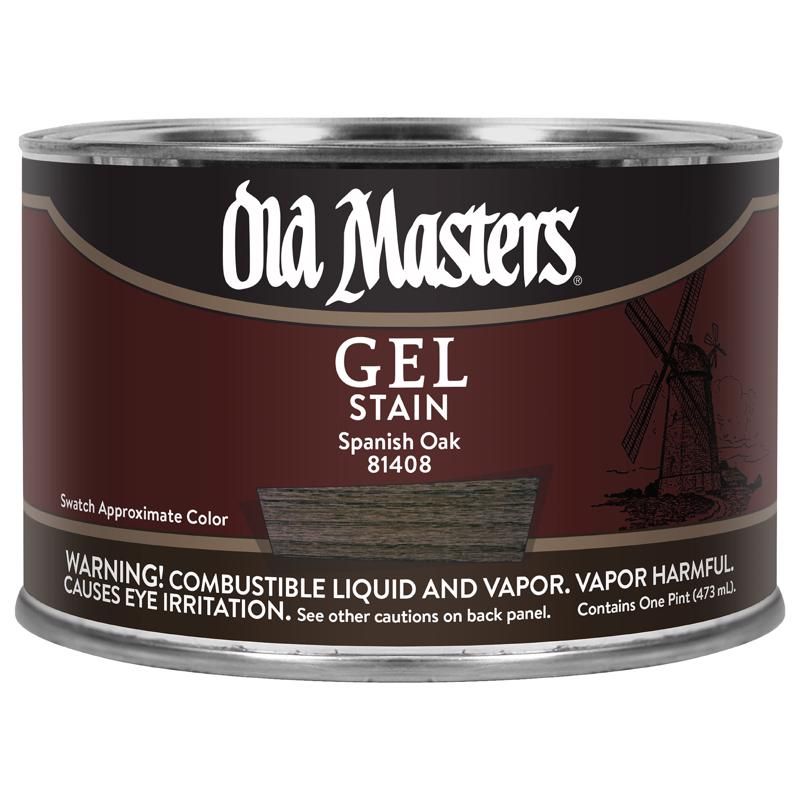 Semi-Transparent Spanish Oak Oil-Based Alkyd Gel Stain 1 pt at Matt’s ...