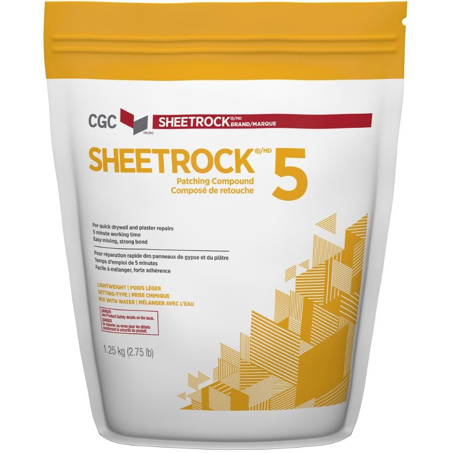 Sheetrock 5 All Purpose Compound 1.25kg at Downtown Lumber | Drywall ...