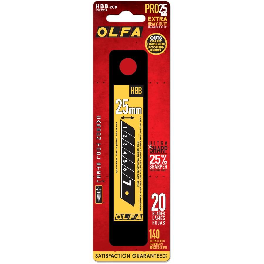 Shop Olfa Knife Blades 20 Pack 25mm Snap off Ultra-Sharp Utility at ... Shop Olfa Knife Blades 20 Pack 25mm Snap off Ultra-Sharp Utility at ...