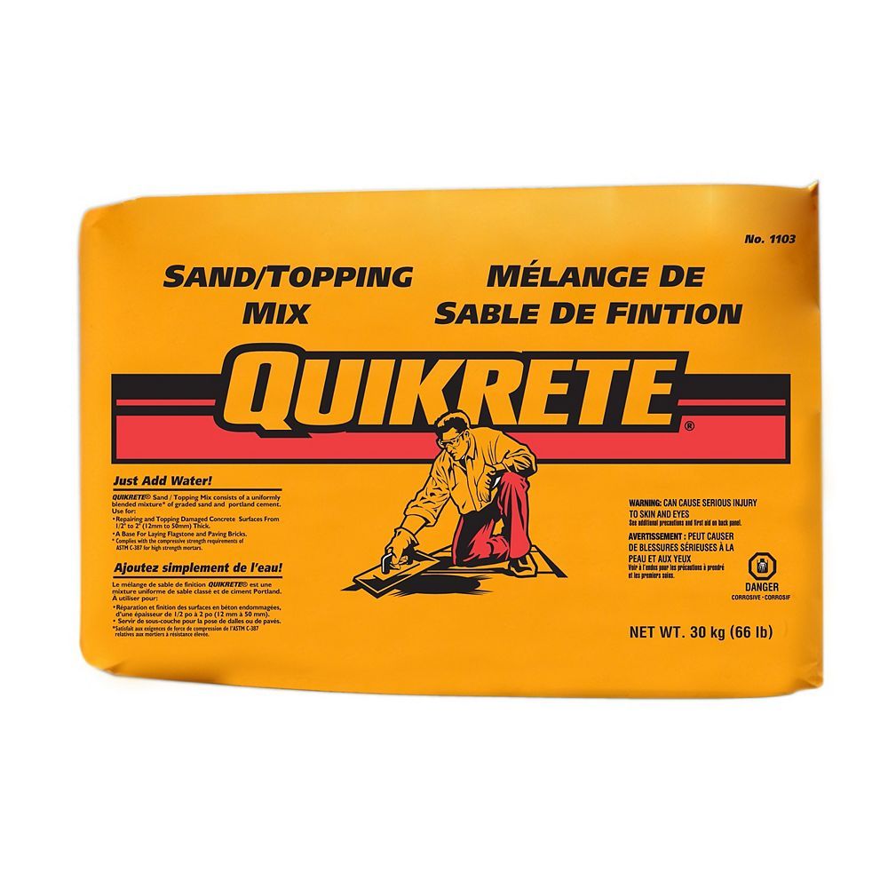Quikrete Sand Mix - 30 kg at New Canadians Lumber | Glues & Cements