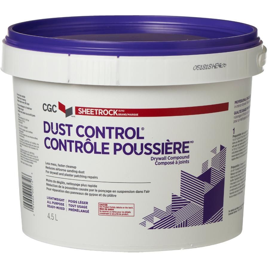 CGC Sheetrock 4.5L Dust Control Drywall Compound at Downtown Lumber ...