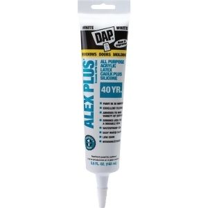 Dap 18128 Alex Plus Acrylic Latex Caulk Plus Silicone 5 5 Ounce
