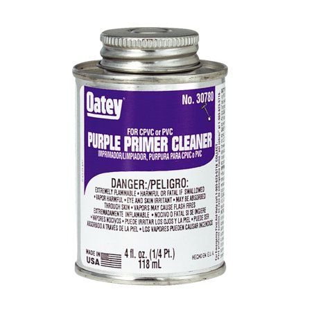 Purple Primer And Cleaner For PVC And CPVC Pipe And Fittings at DB&S ...