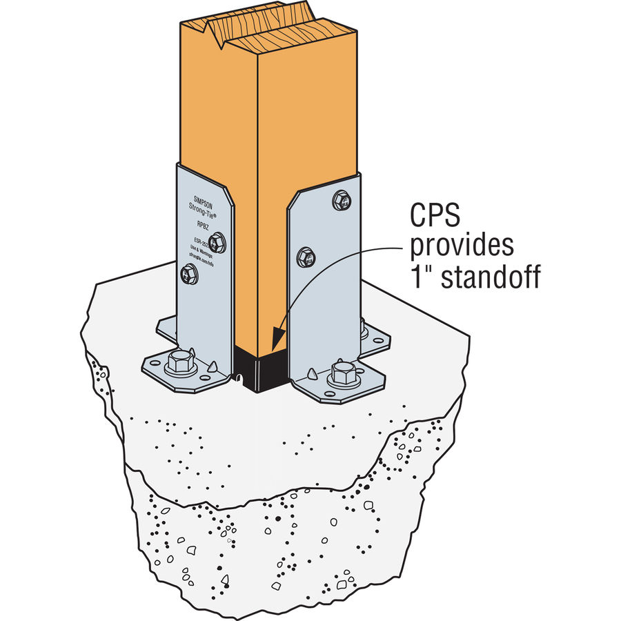 2x4" Simpson Retro-Fit Post Base at DB&S Lumber and Home Improvement ...