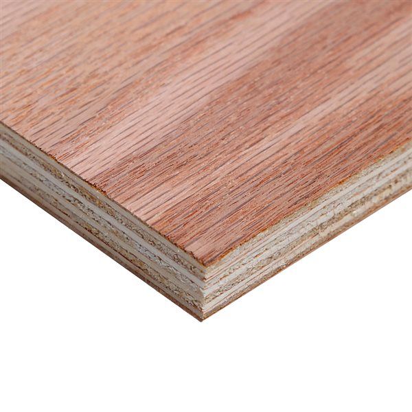 Red Oak Ply F/C G/S VC 1/2" x 4" x 8" at Monaghan Lumber | Red Oak Plywood