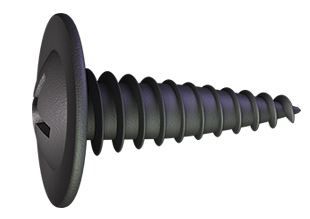 #7 x 9/16 Wafer Head STREAKER Screw, Black (100-pack) at Vancouver ...